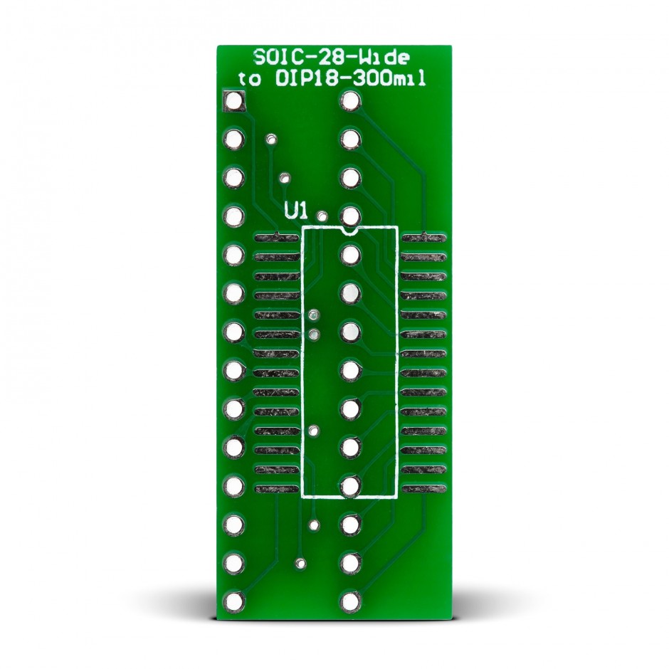 SOIC-28-Wide to DIP28-300mil Adapter