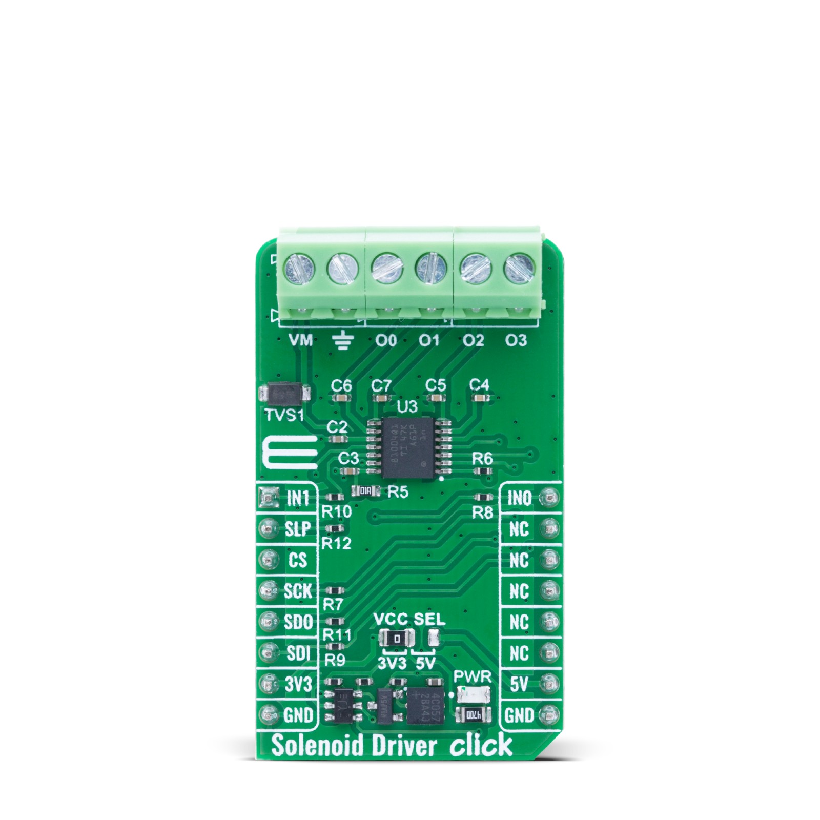 Solenoid Driver Click - For solenoids and valves | MIKROE-6574