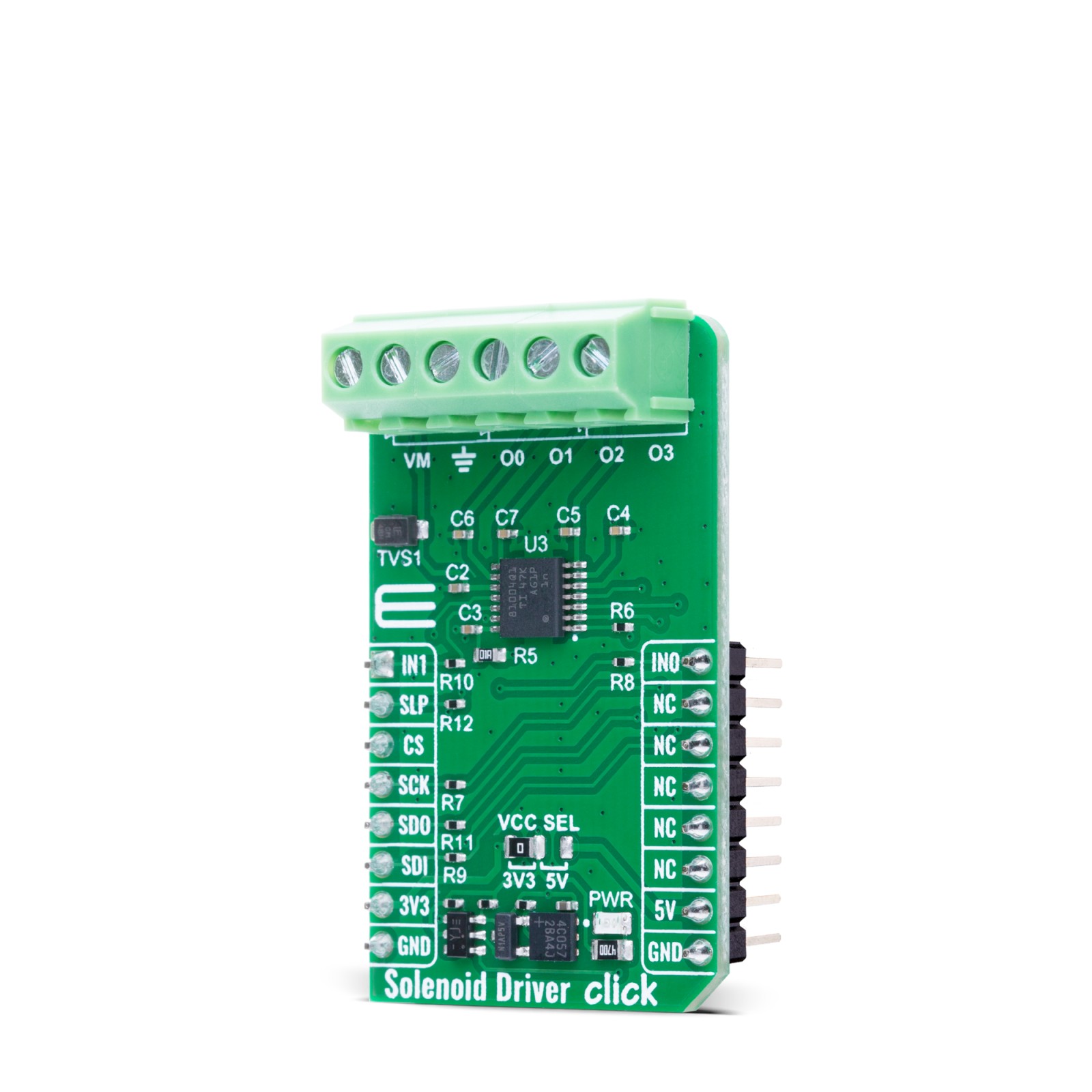 Solenoid Driver Click - For solenoids and valves | MIKROE-6574