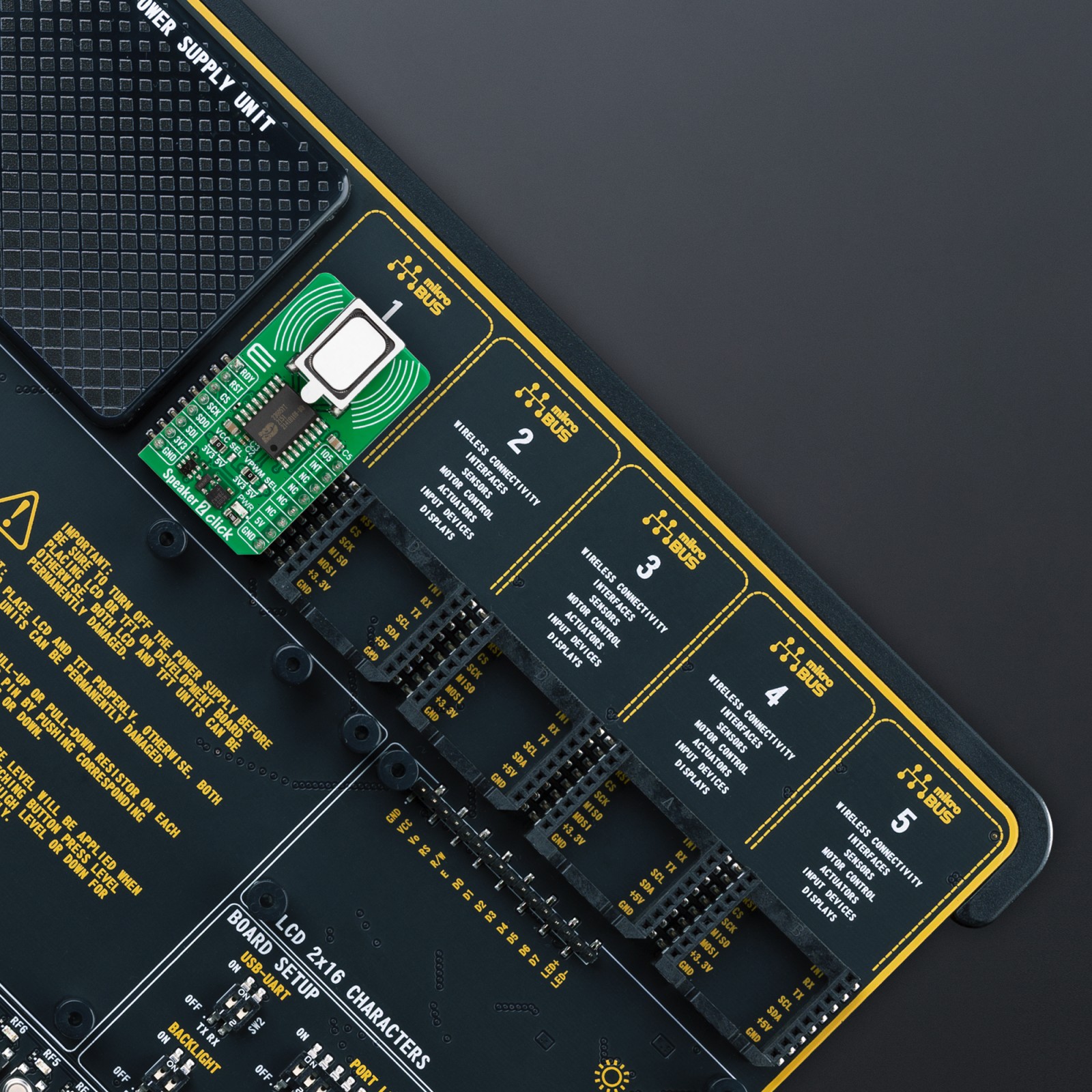 Speaker 2 Click Based on ISD2360 - For Audio Playback and Voice Prompts ...