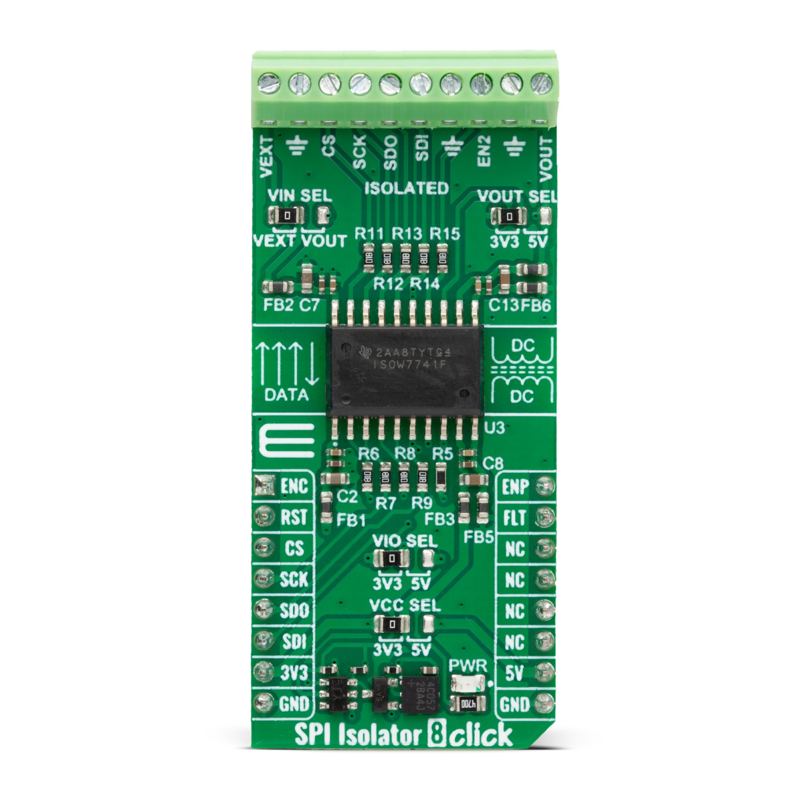 SPI Isolator 8 Click