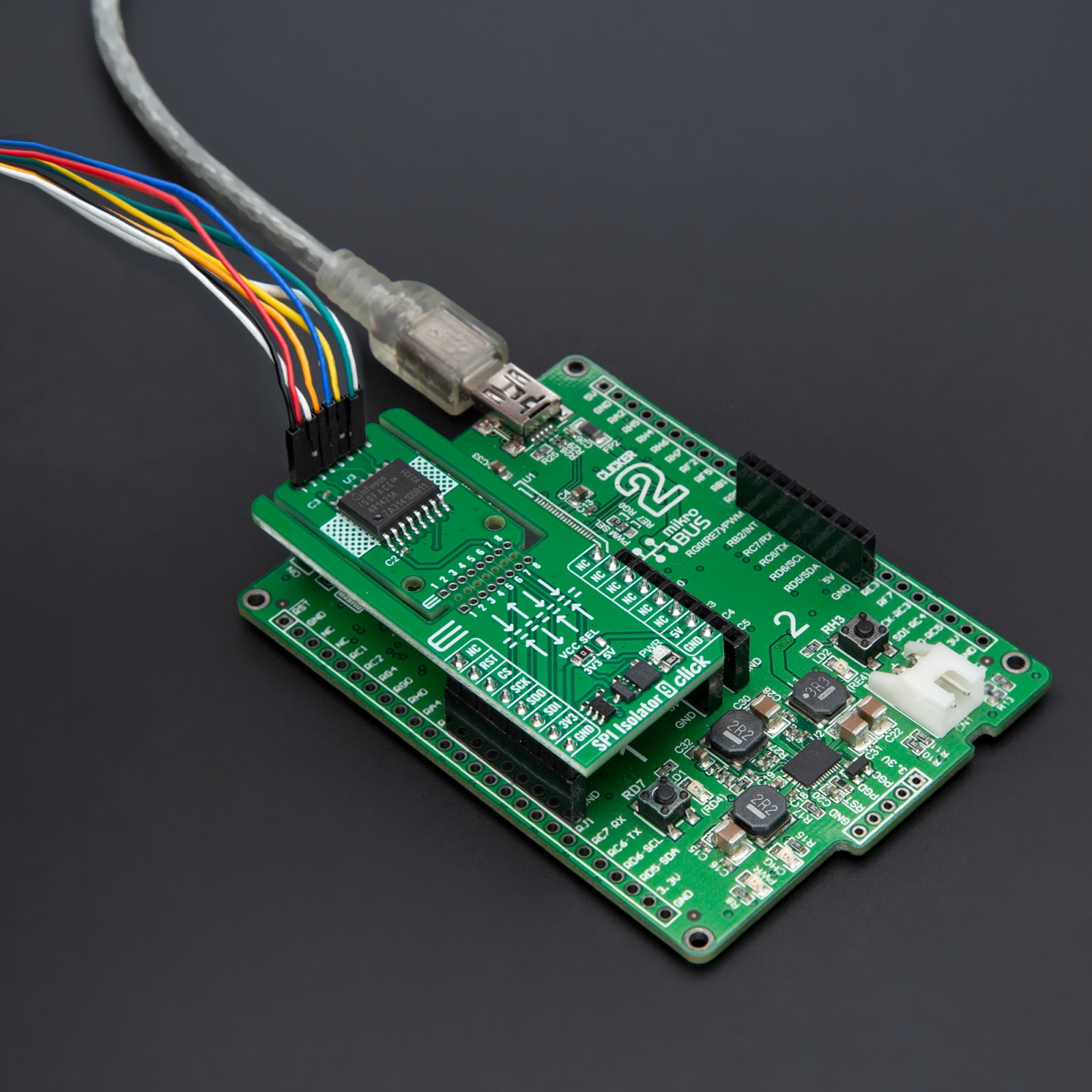 SPI Isolator 9 Click - For isolated SPI data | MIKROE-6430