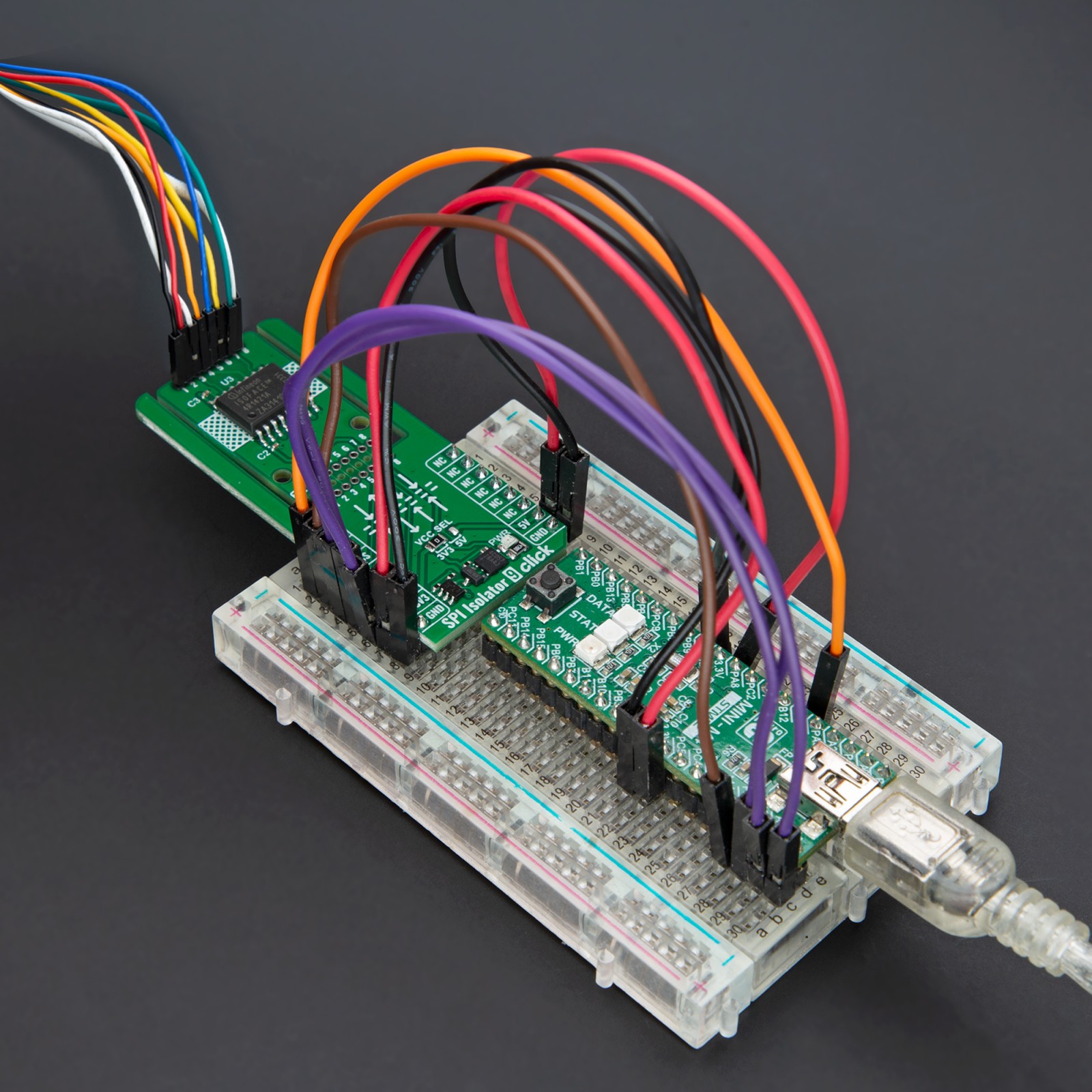 SPI Isolator 9 Click - For isolated SPI data | MIKROE-6430