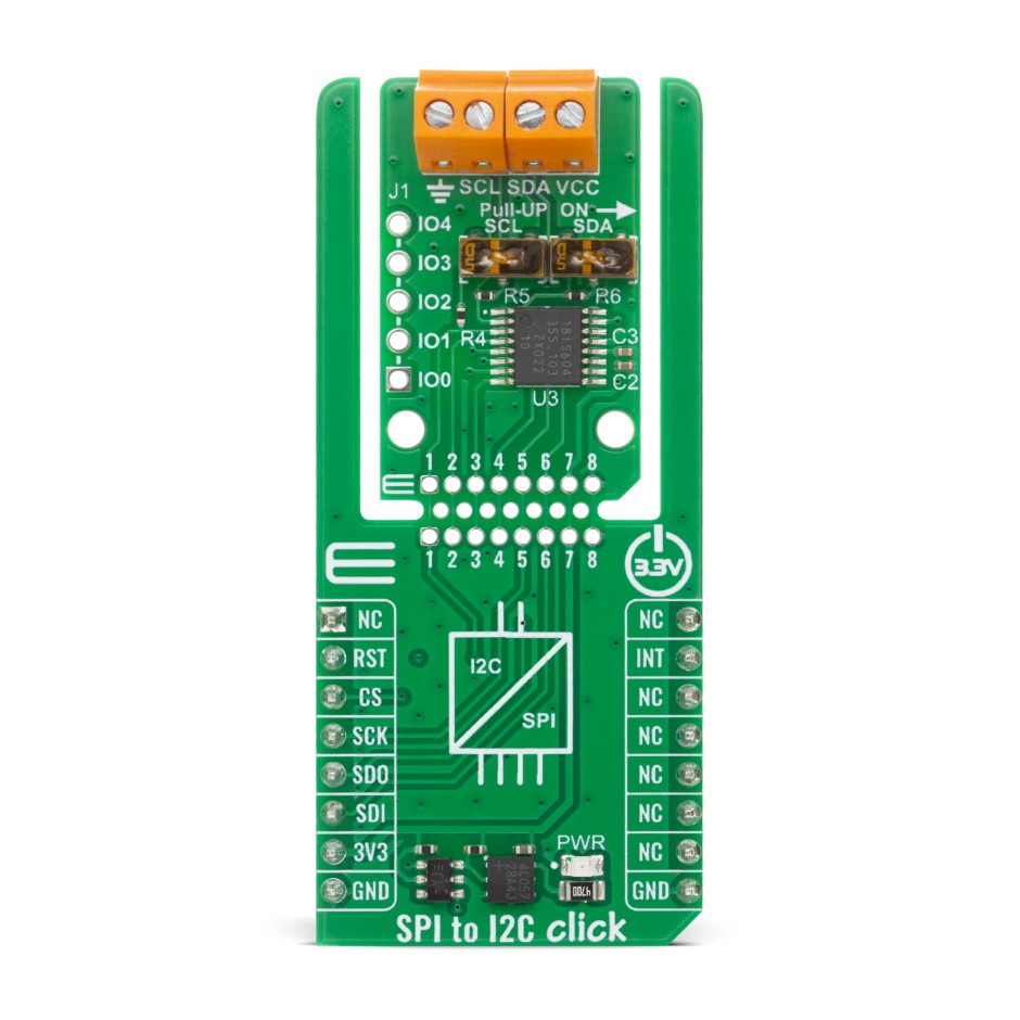 SPI to I2C Click – SPI to I2C-bus Bridge | MIKROE-6789