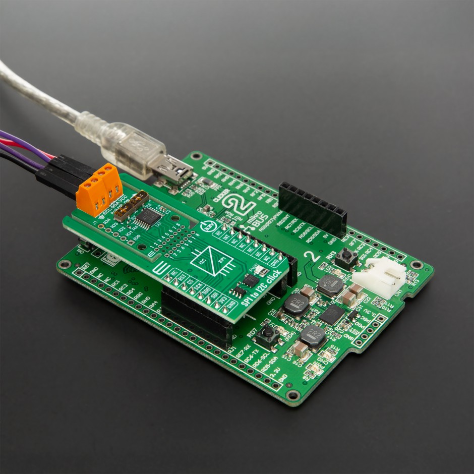 SPI to I2C Click – SPI to I2C-bus Bridge | MIKROE-6789