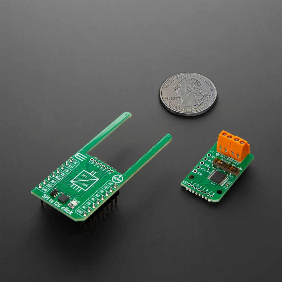 SPI to I2C Click – SPI to I2C-bus Bridge | MIKROE-6789
