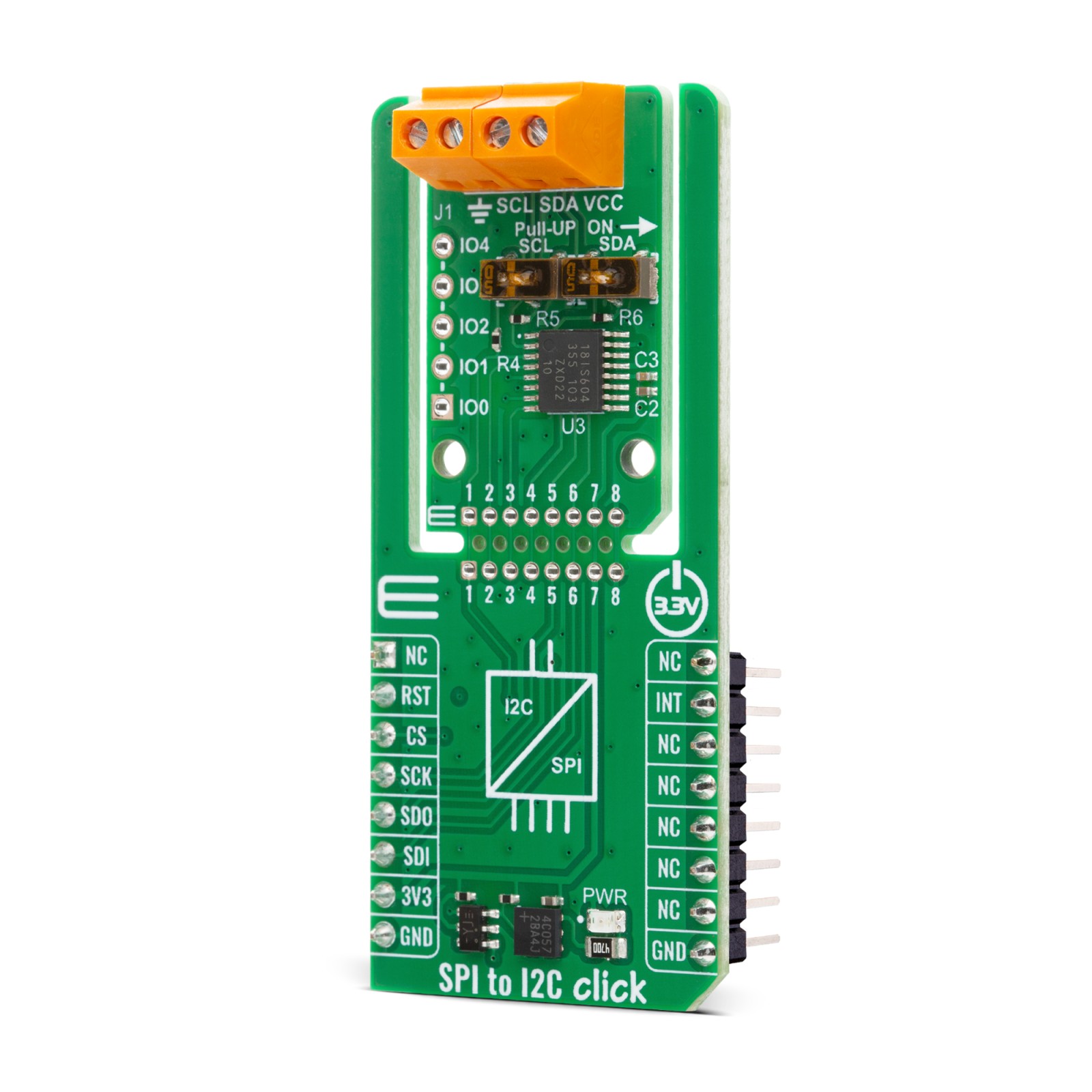 SPI to I2C Click – SPI to I2C-bus Bridge | MIKROE-6789