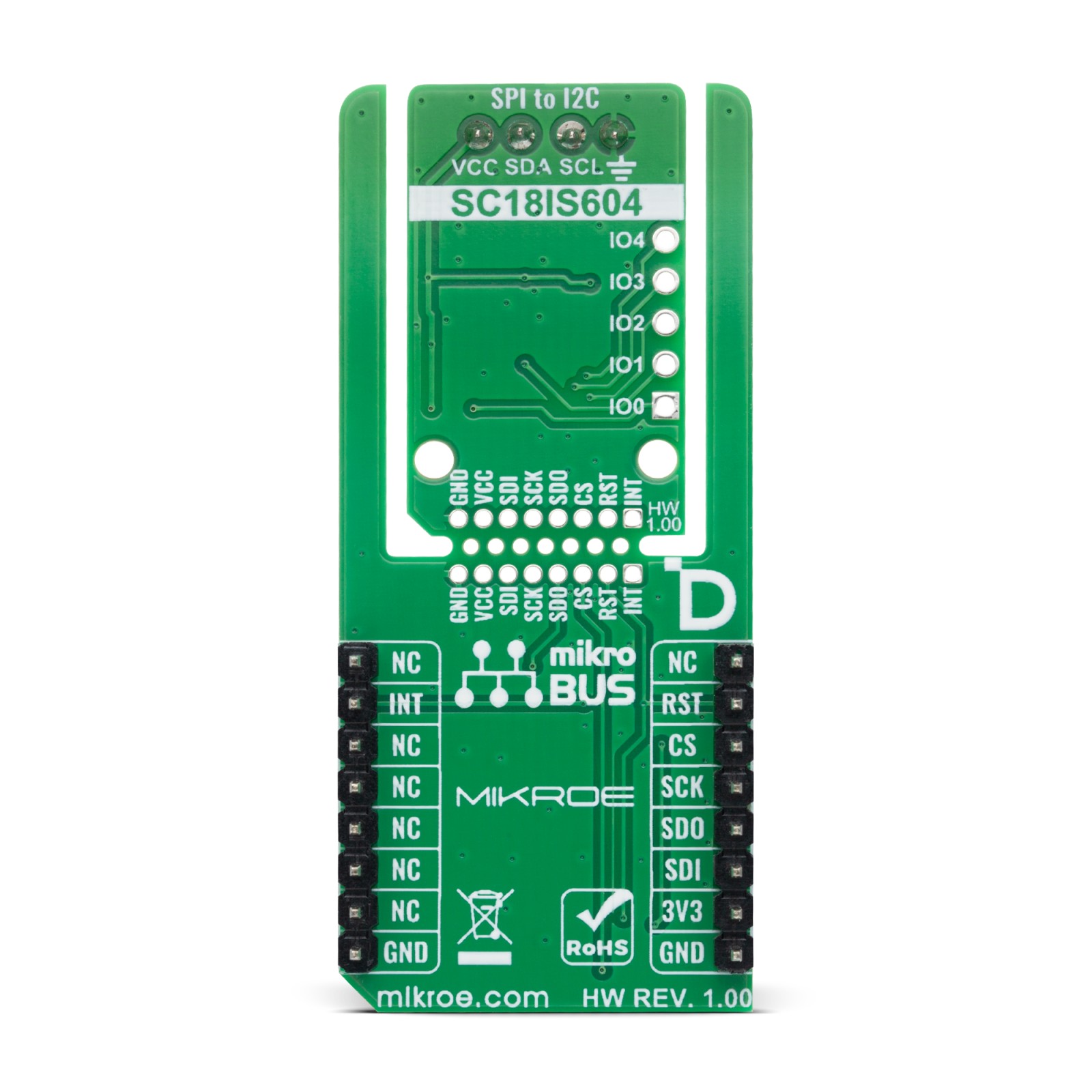 SPI to I2C Click – SPI to I2C-bus Bridge | MIKROE-6789