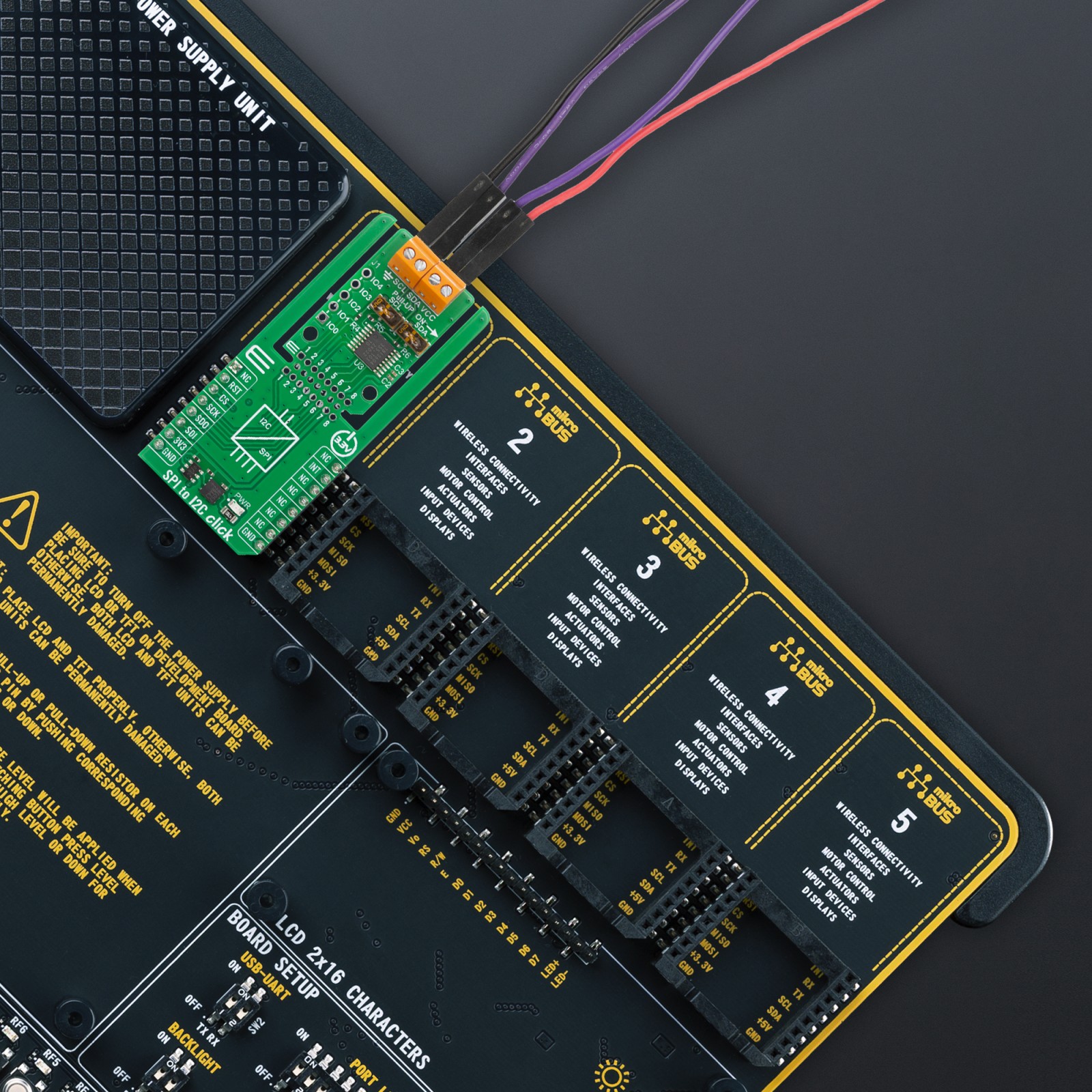 SPI to I2C Click – SPI to I2C-bus Bridge | MIKROE-6789