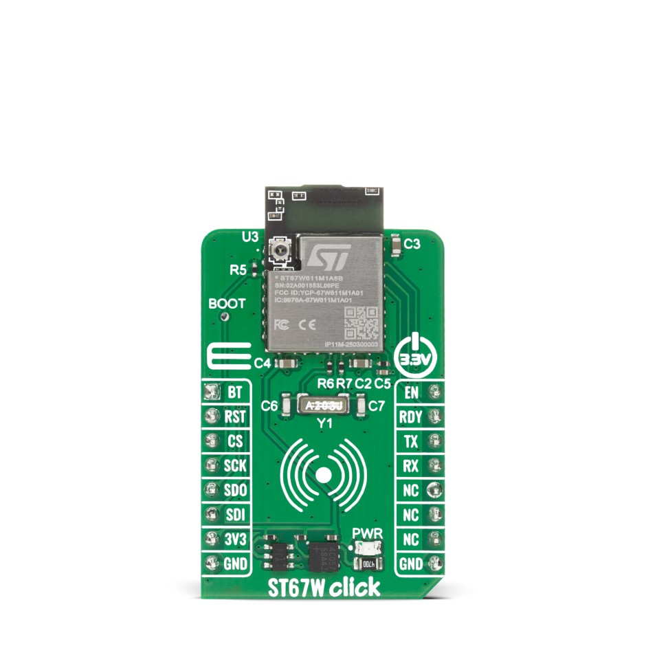 ST67W Click - WiFi 6 + BLE | MIKROE-6921