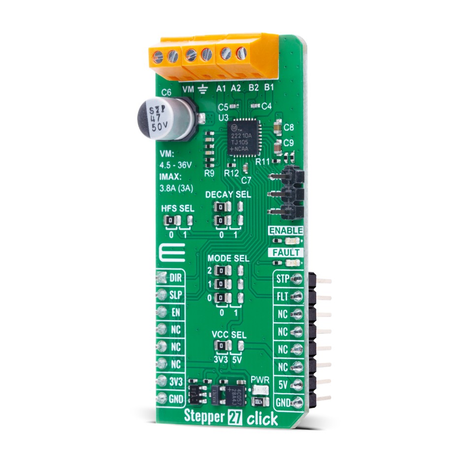 Stepper 27 Click - For 2-phase stepper motors | MIKROE-6613