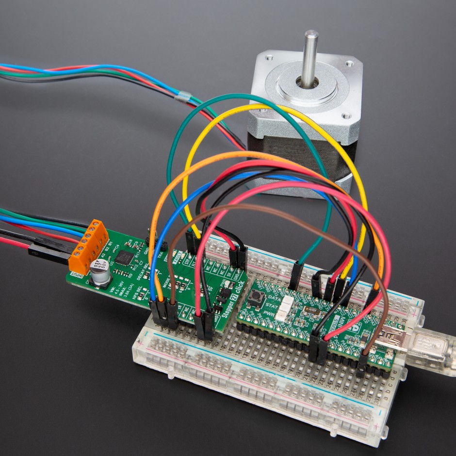 Stepper 27 Click - For 2-phase stepper motors | MIKROE-6613