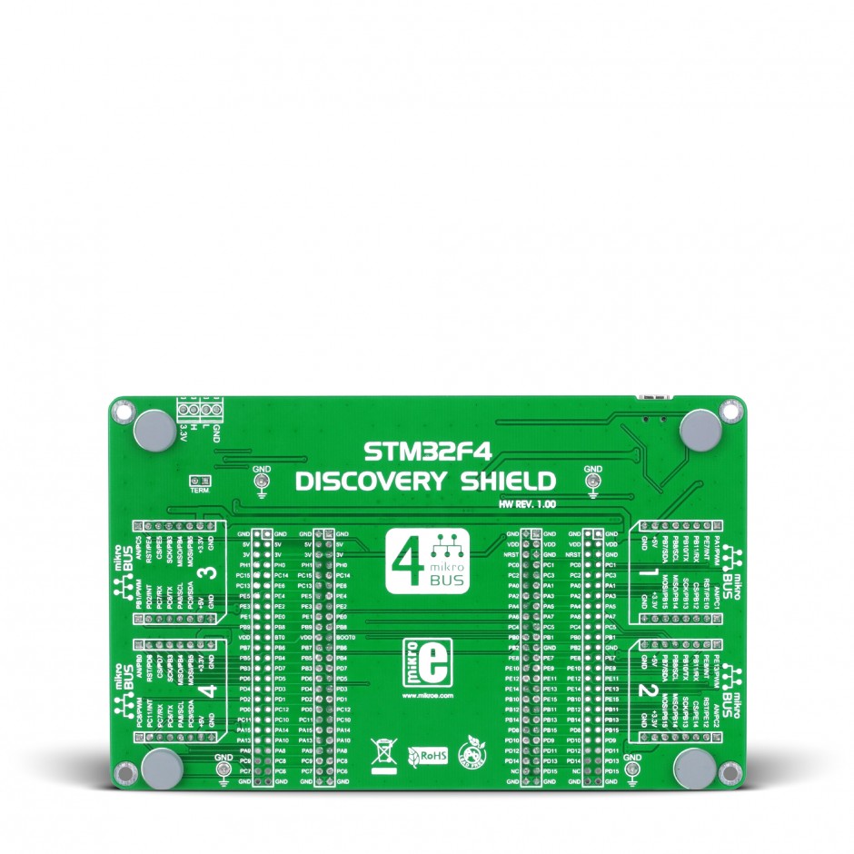 STM32F4 Discovery Shield - MikroElektronika