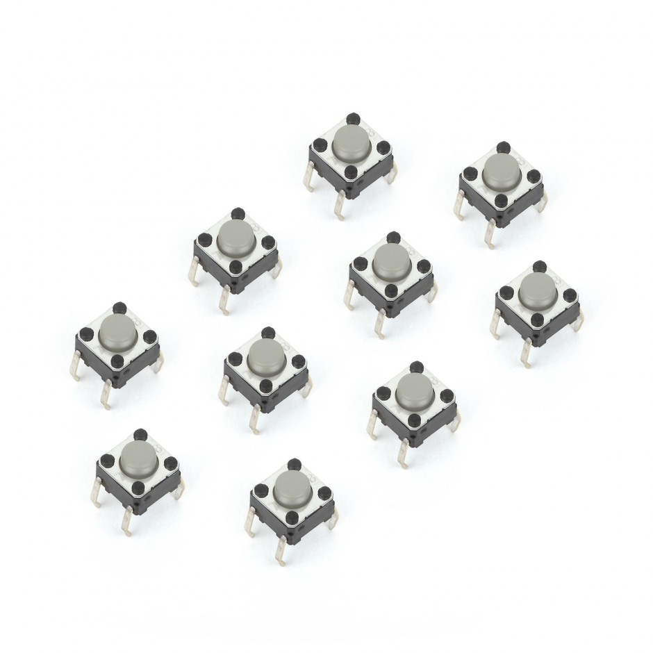 Tact Switch 6x6mm (10pcs)