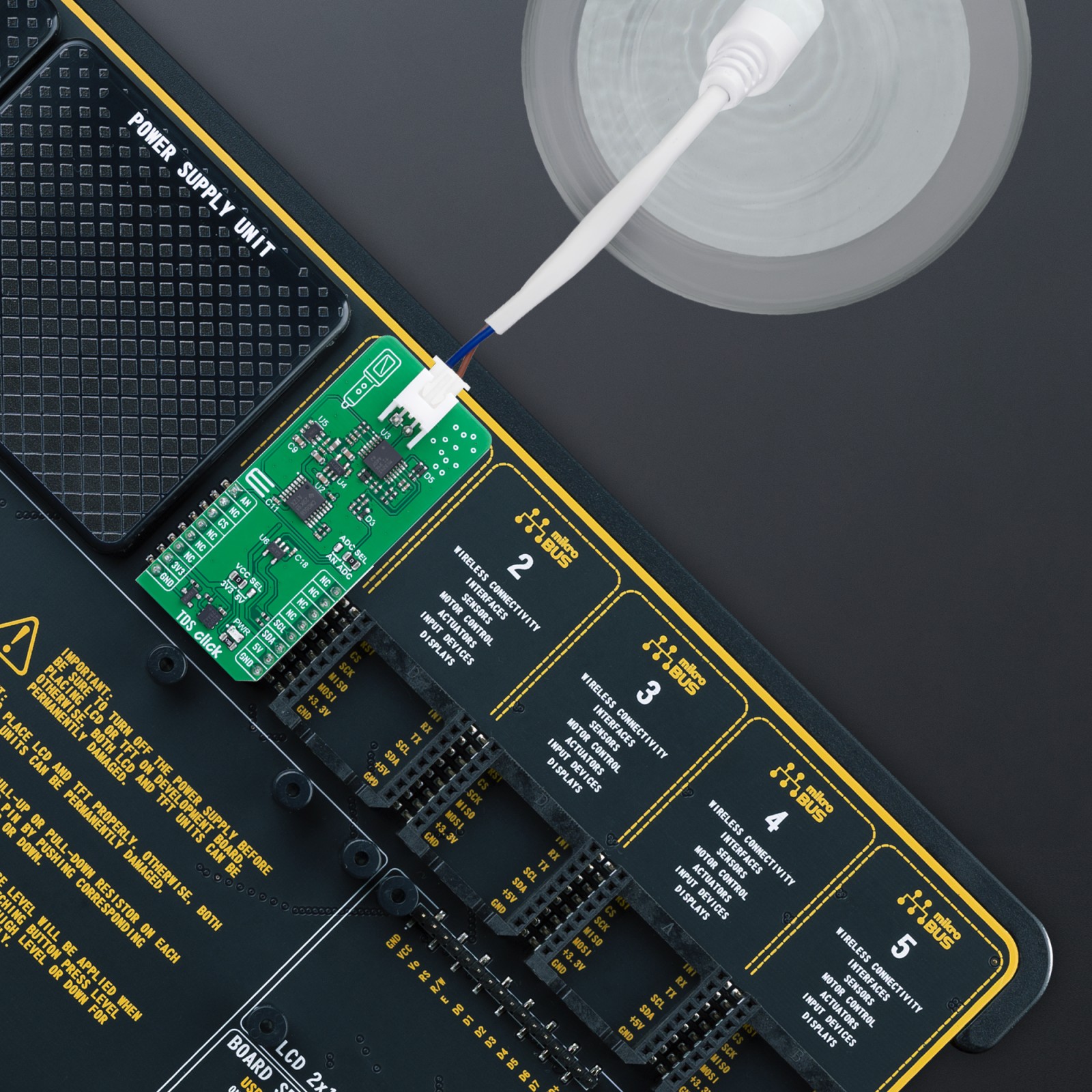 TDS Click | CD4060B-Based Total Dissolved Solids Measurement Module