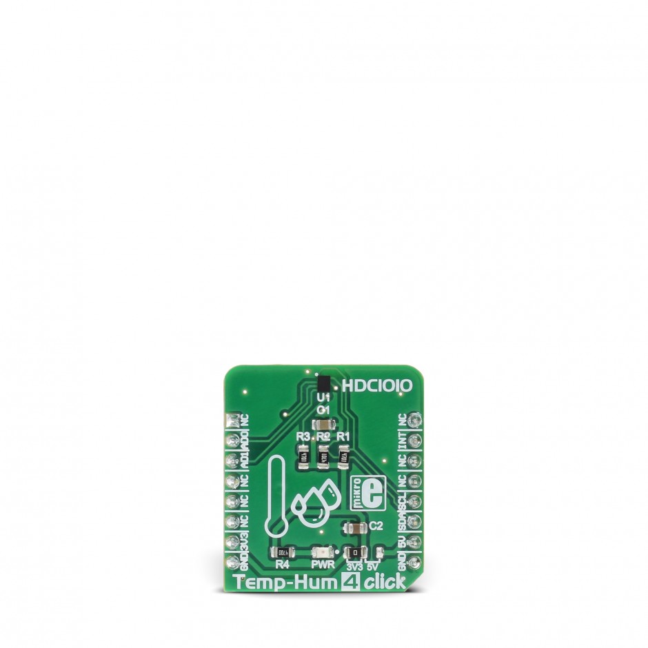 Temp&Hum 4 Click – HDC1010 Digital Humidity & Temperature Sensor ...