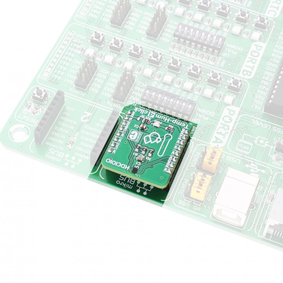Temp&Hum 4 Click – HDC1010 Digital Humidity & Temperature Sensor | mikroBUS™