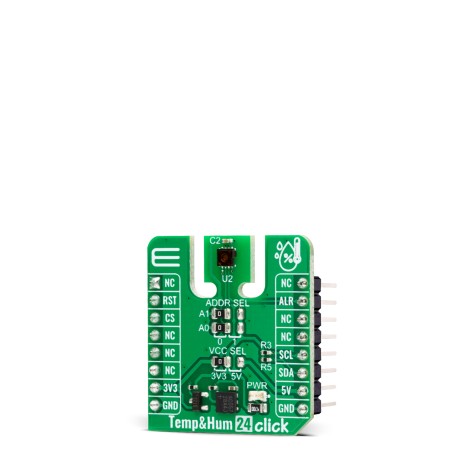 HDC3021 Temperature and Humidity Sensor | Temp&Hum 24 Click