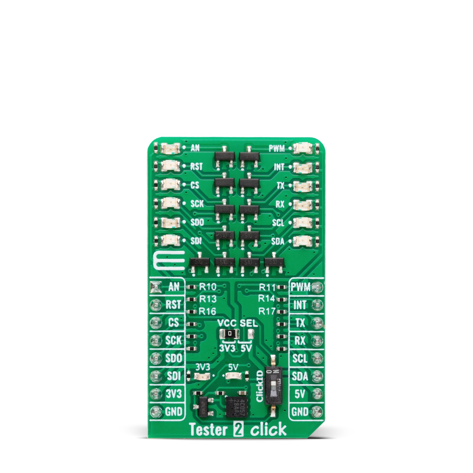 Tester 2 Click - mikroBUS™ pins logic level monitor | MIKROE-6466