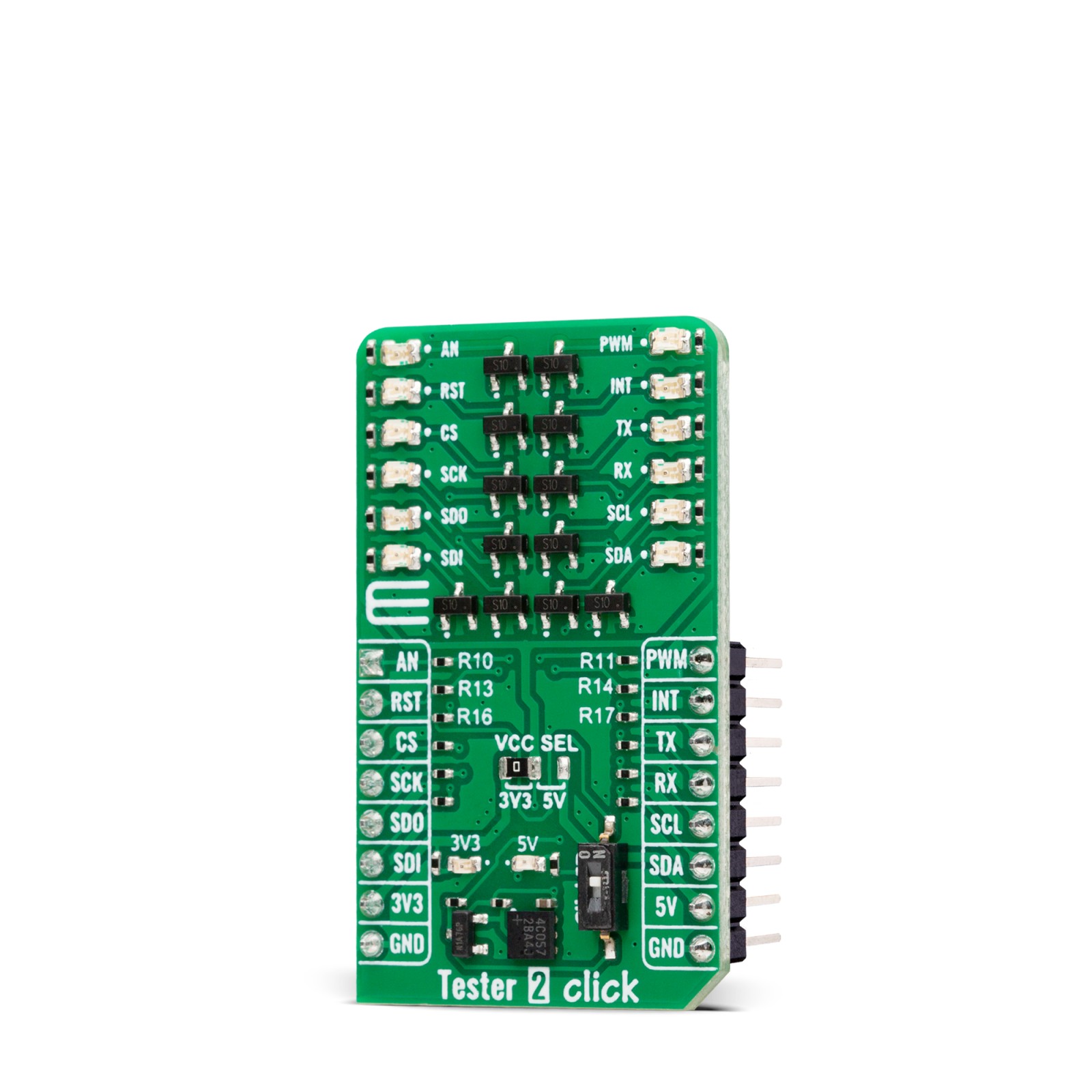 Tester 2 Click - mikroBUS™ pins logic level monitor | MIKROE-6466