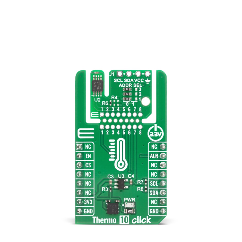 Thermo 10 Click - ±0.5°C Temperature Sensor | MIKROE-6771