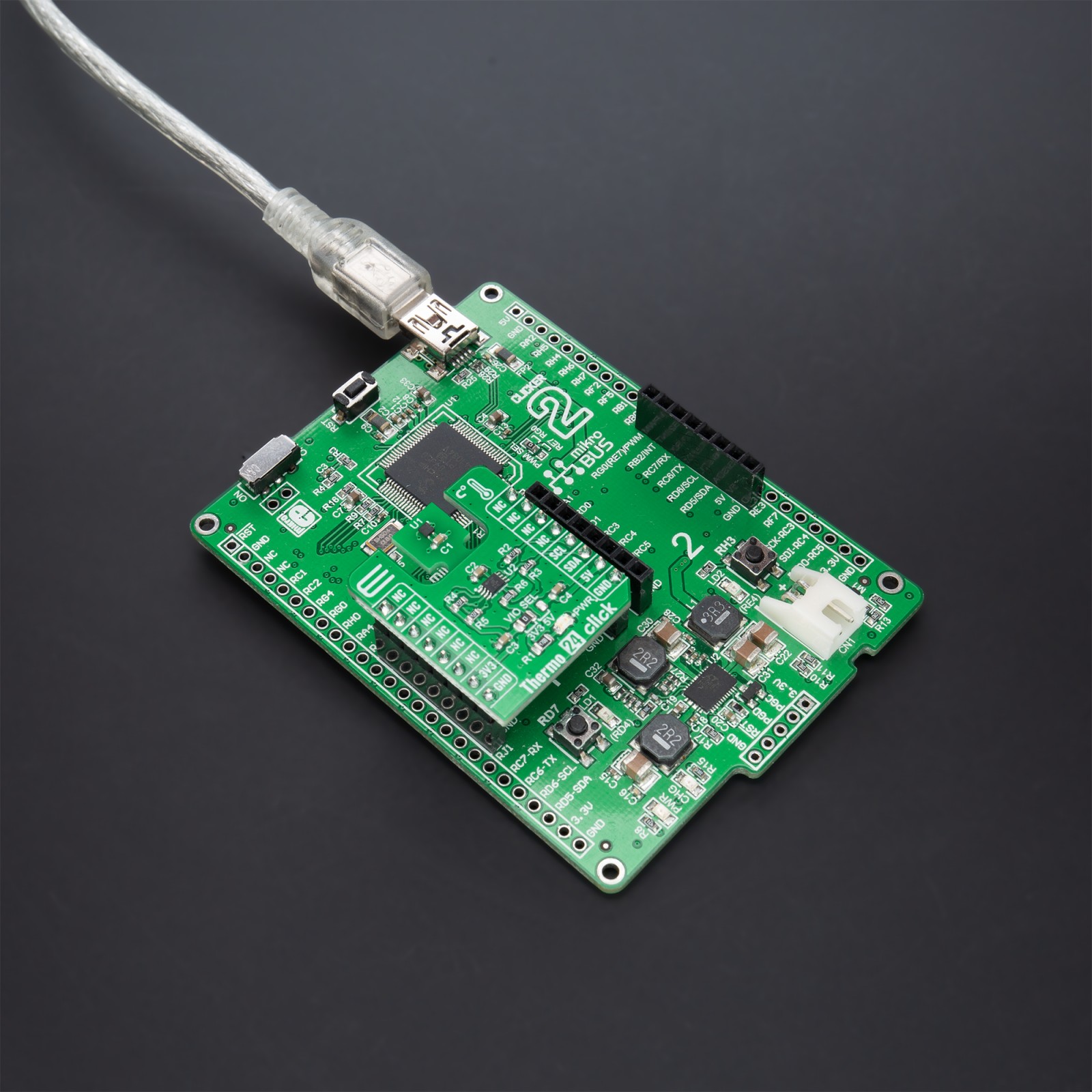Thermo 24 Click | STS40-AD1B Ultra-Low Noise Temperature Sensor