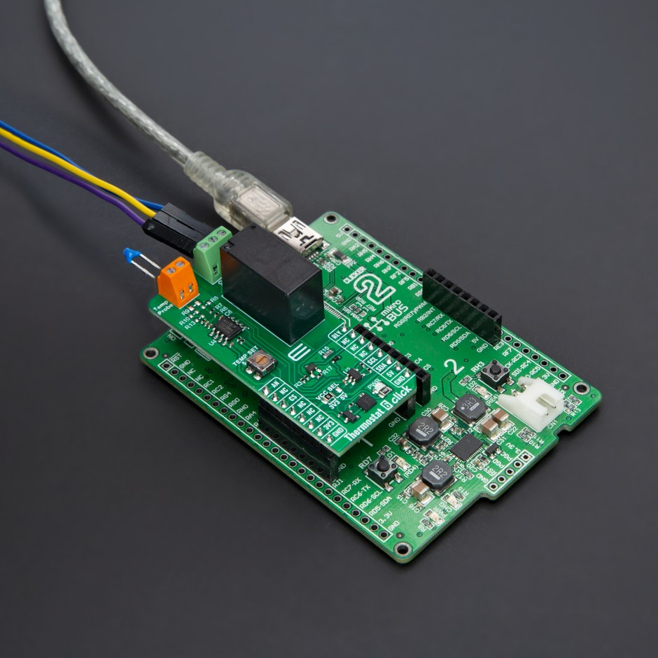 Thermostat 6 Click - For temperature-based load control | MIKROE-6313