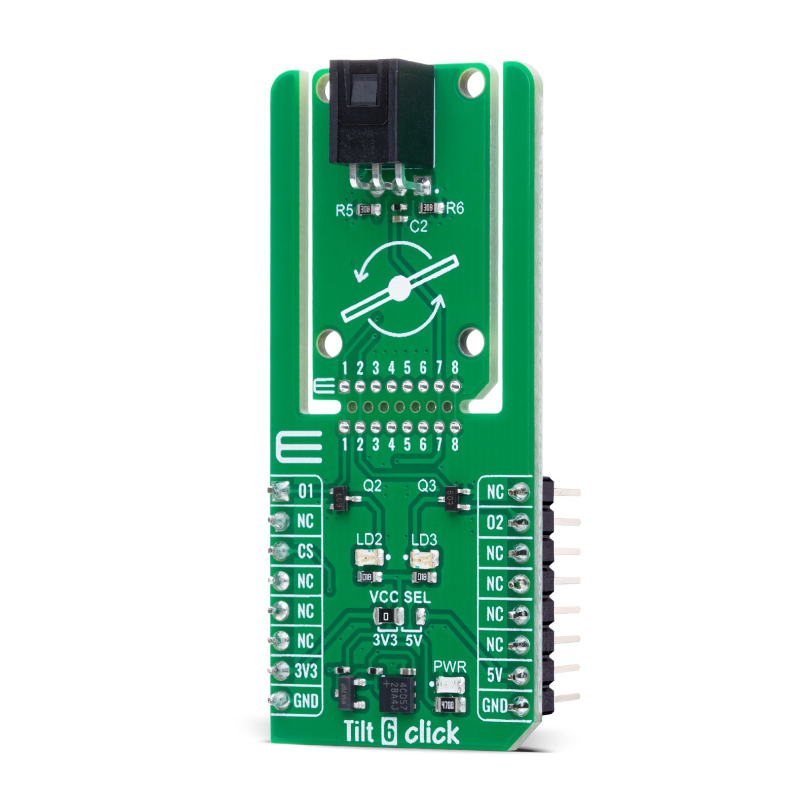 Tilt 6 Click - For 45-degree tilt detection | MIKROE-6568