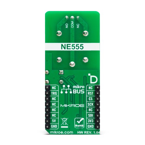 Timer Relay Click Board based on NE555 precision timer | MIKROE-5562