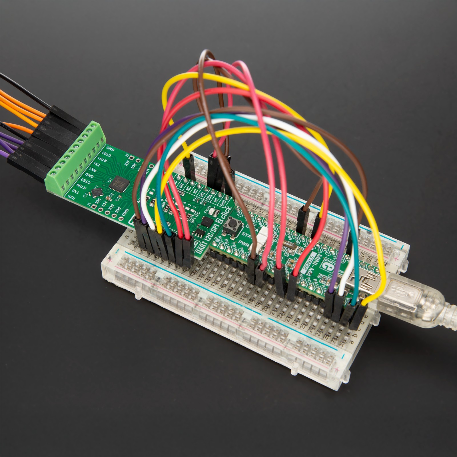 UART I2C/SPI Click - Dual UART I2C/SPI Bridge | MIKROE-6827