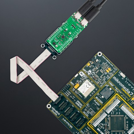 USB-C Power Click | TPS25750S Power-Delivery Management Board