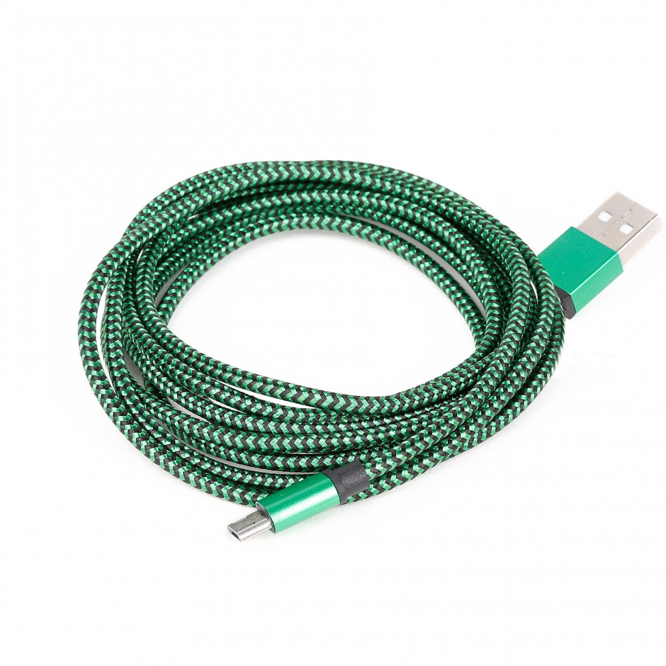 USB Cable 2m Braided (Type A-Micro B)