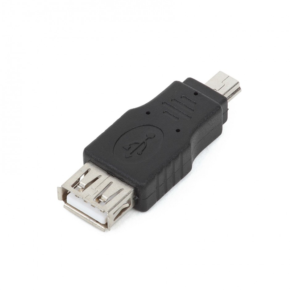 USB Mini-B Plug to Type-A Female adapter