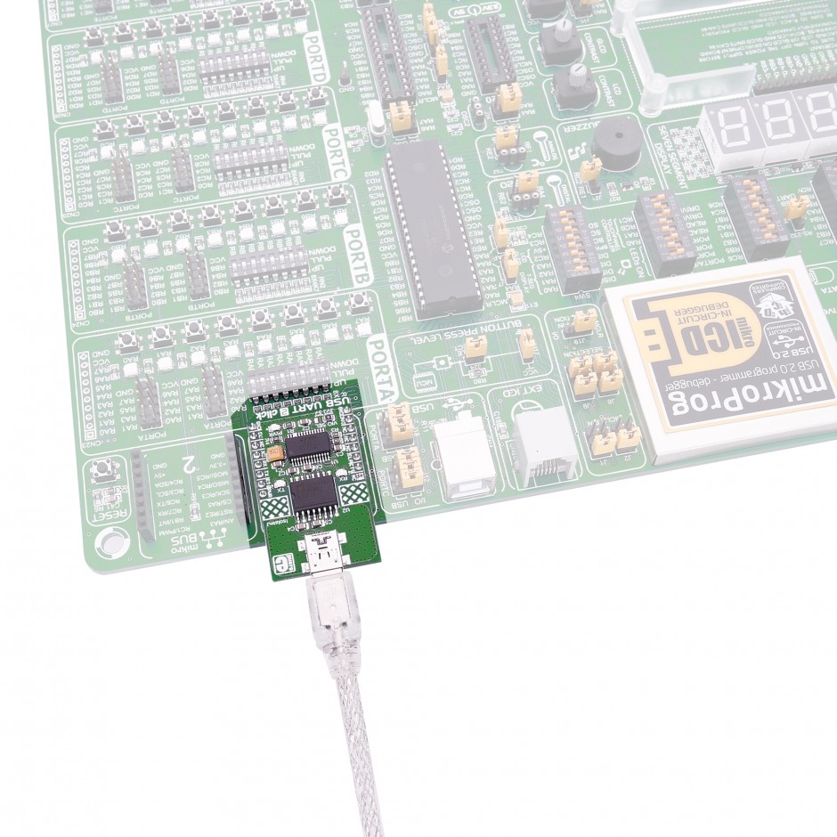 USB UART 2 click - provides USB isolation | MikroElektronika