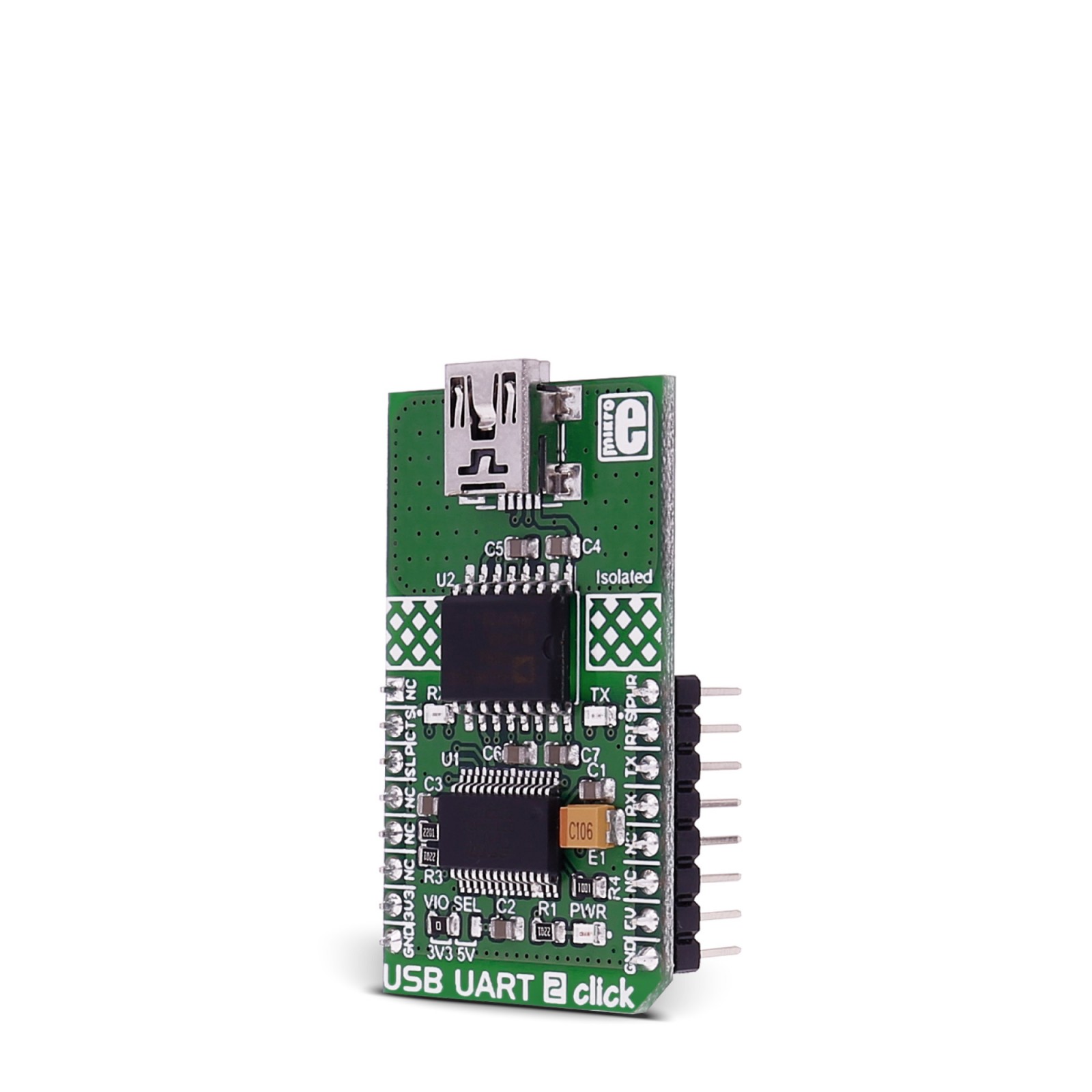 USB UART 2 click - provides USB isolation | MikroElektronika