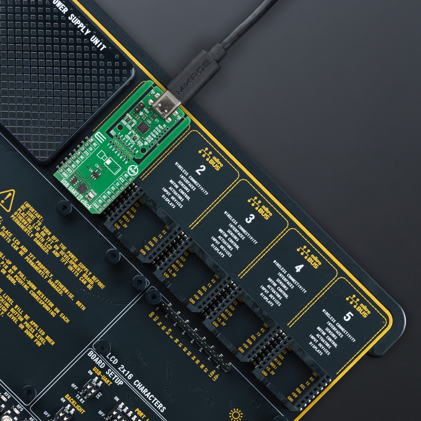 USB UART 6 Click - USB-to-UART bridge | MIKROE-6725