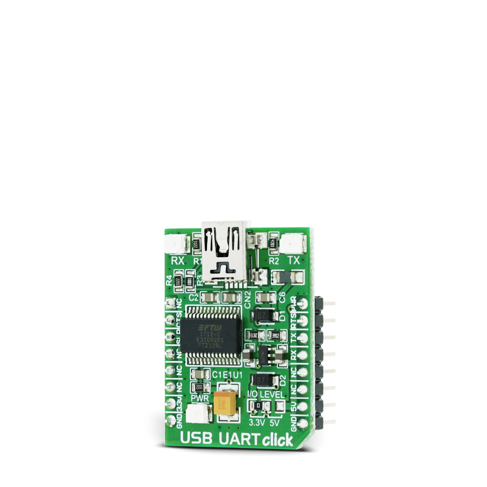 Usb Uart Click Breakout Board For Ft232rl Chip