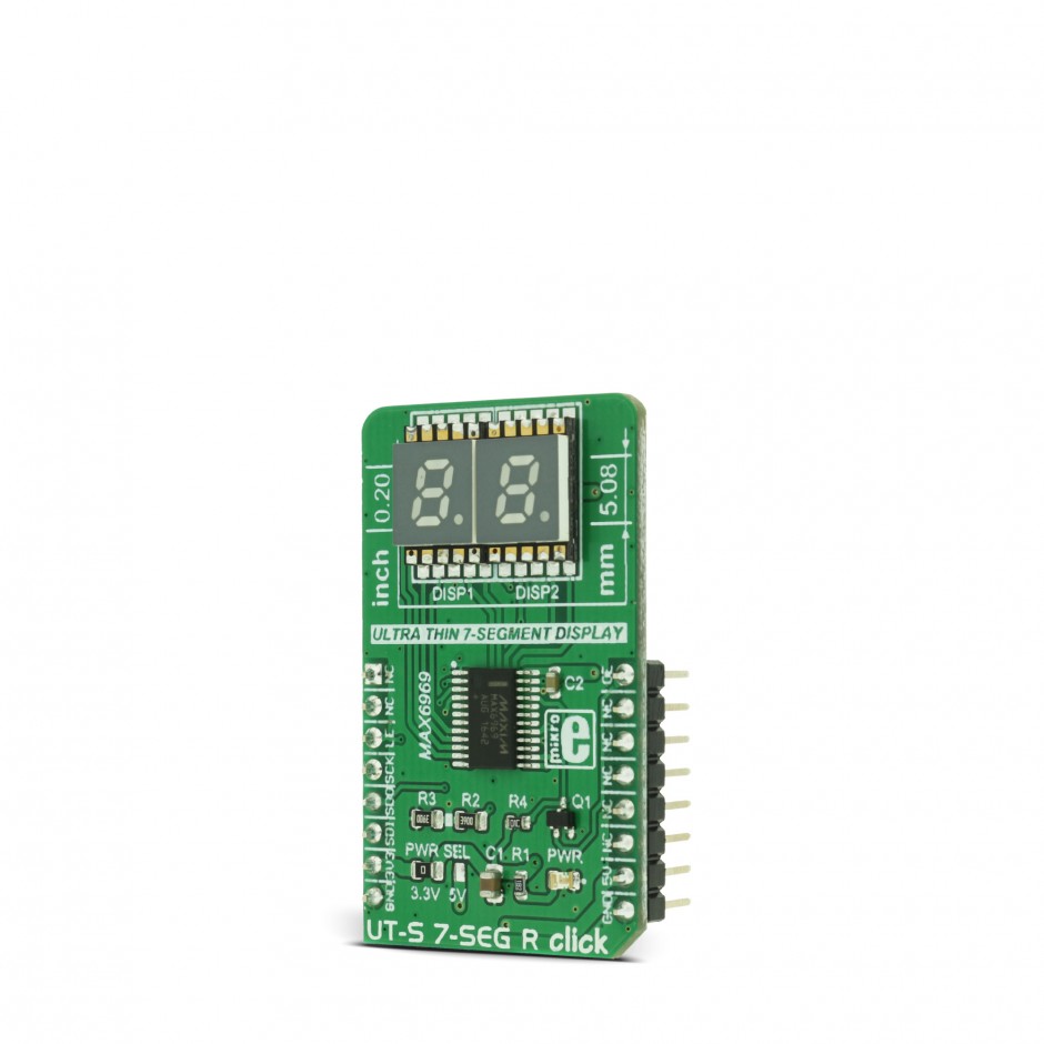 UT-S 7-SEG R click | MikroElektronika