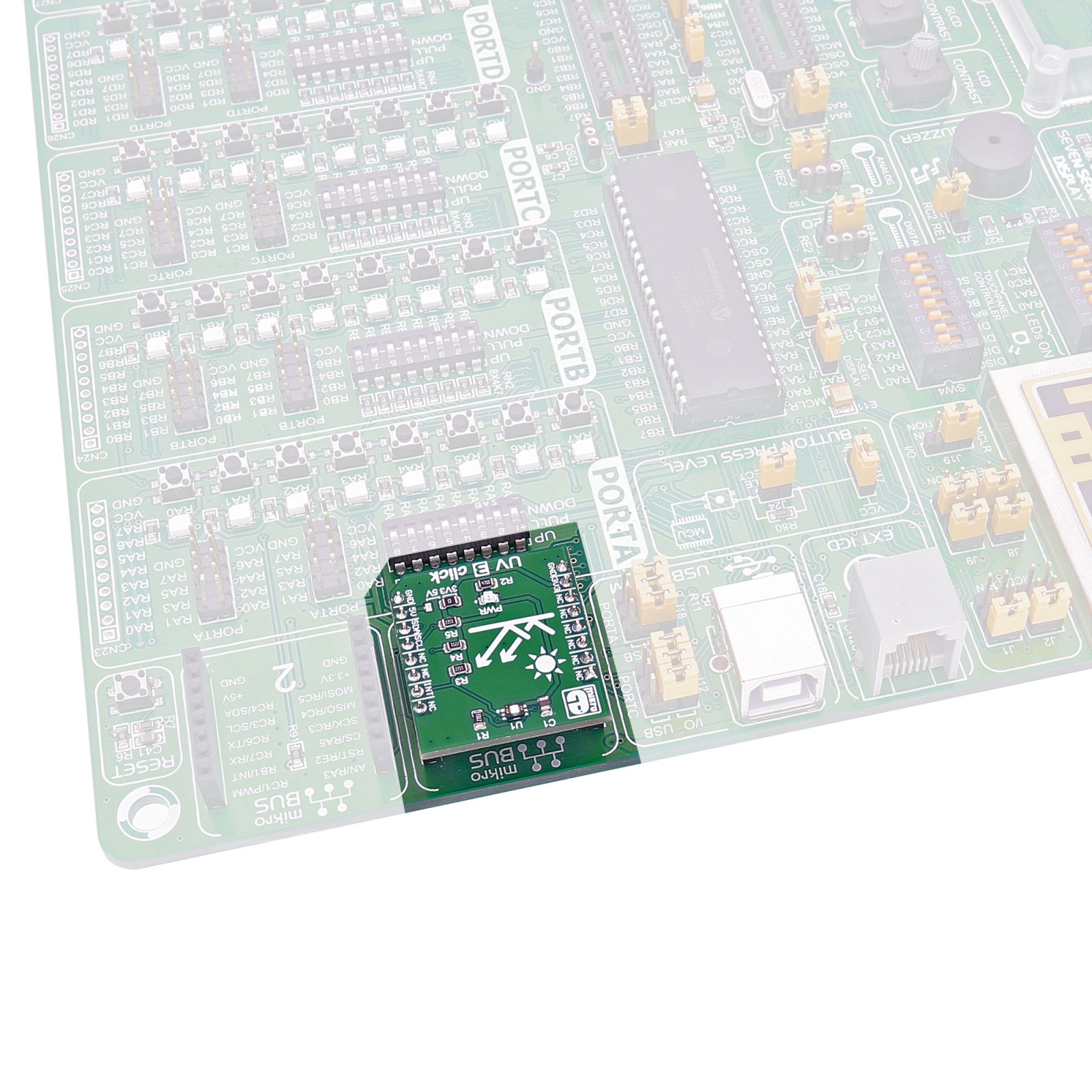 UV 3 Click Board | Advanced Ultraviolet (UV) Light Sensor - MikroE