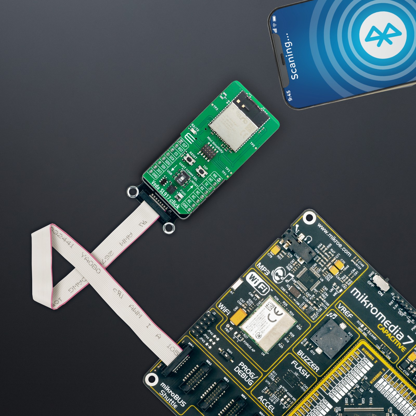 Veda SL917 Click (Integrated Antenna) - For Wi-Fi 6 and BLE 5.4 ...