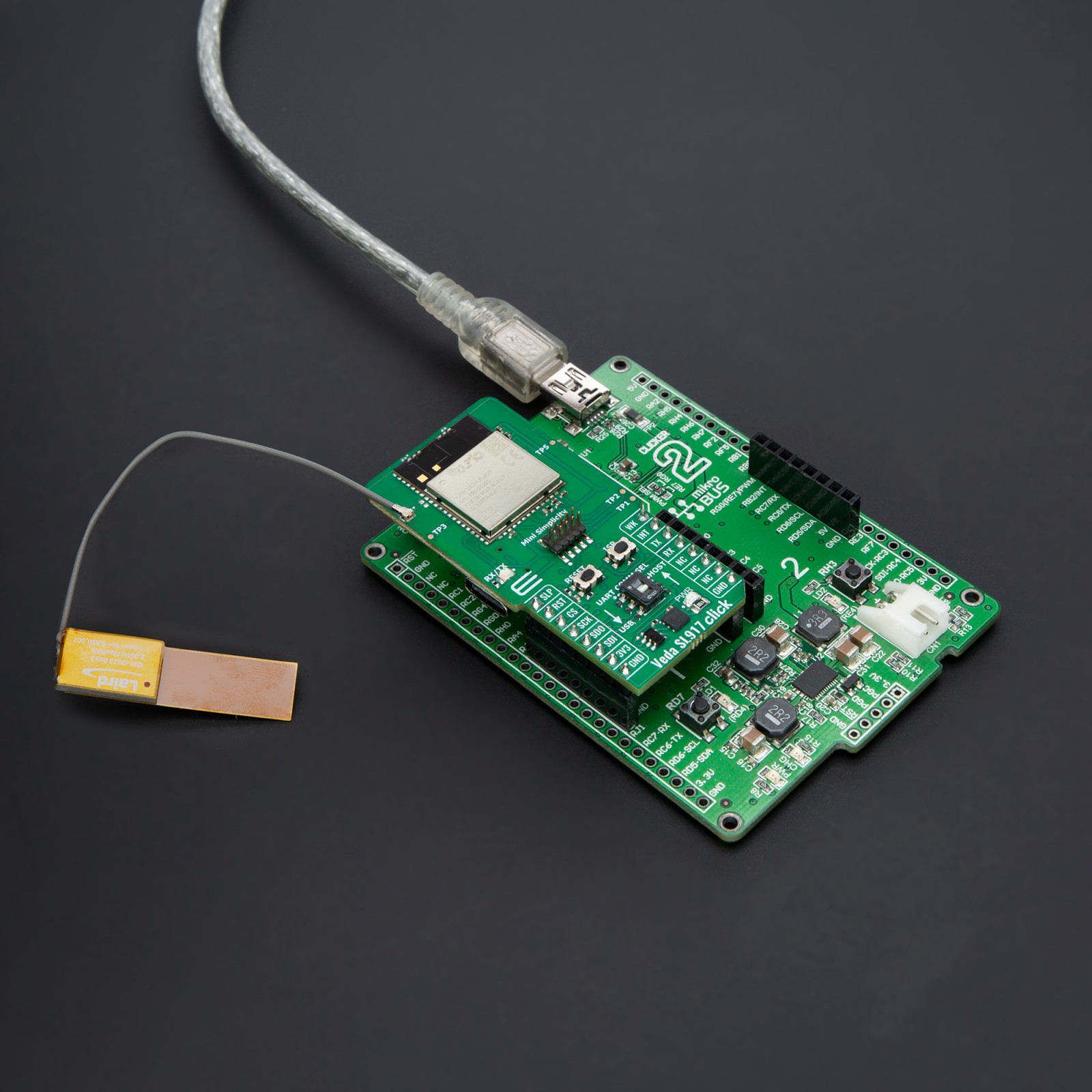 Veda SL917 Click (RF Trace Pad) - For Wi-Fi 6 and BLE 5.4 connectivity ...