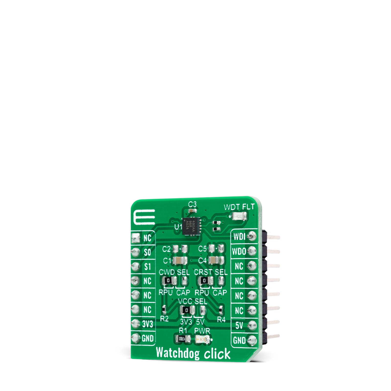 Watchdog Click | TPS3430 Window Watchdog Timer Board