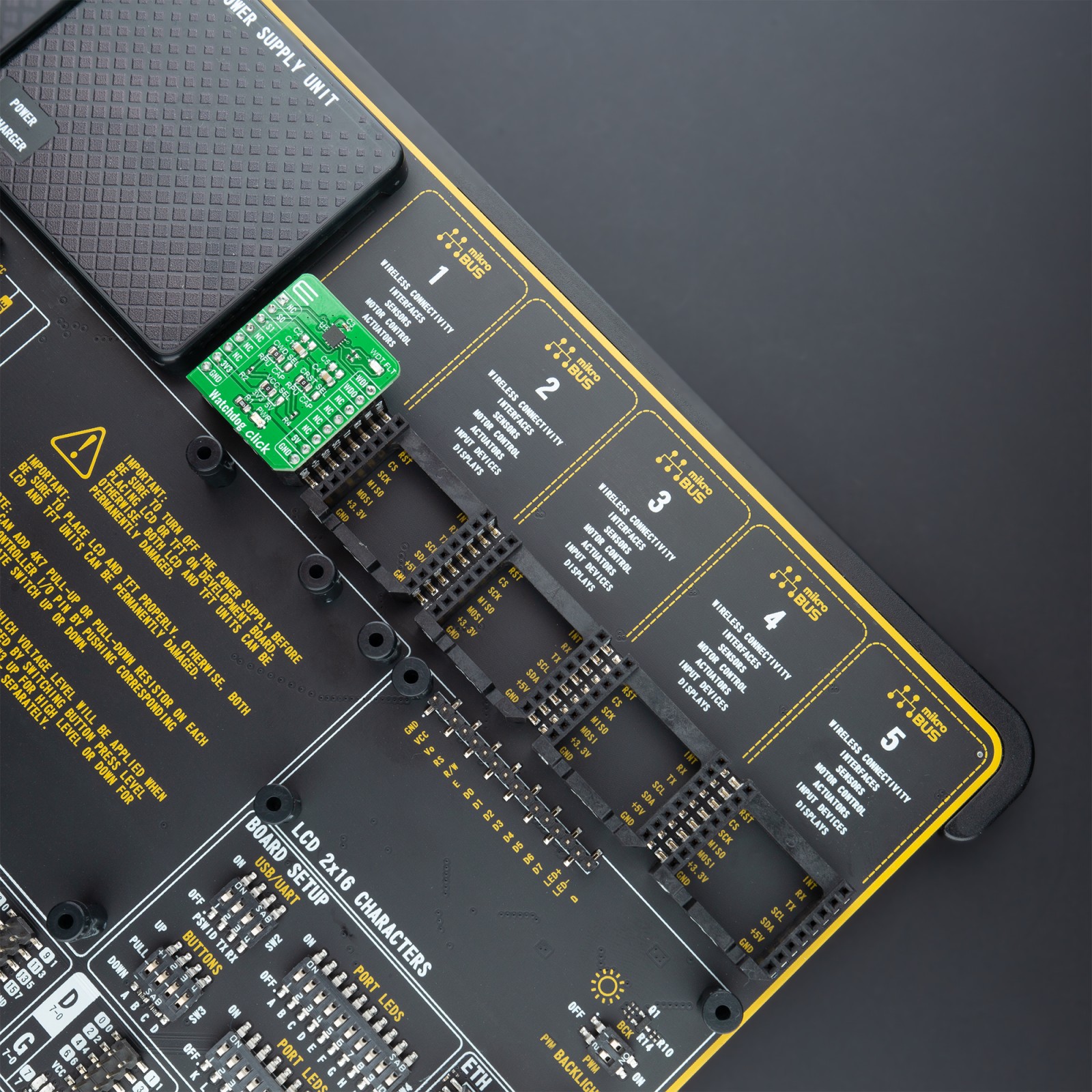 Watchdog Click | TPS3430 Window Watchdog Timer Board