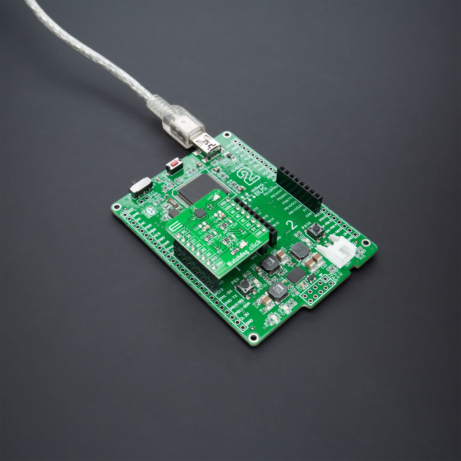 Watchdog Click | TPS3430 Window Watchdog Timer Board