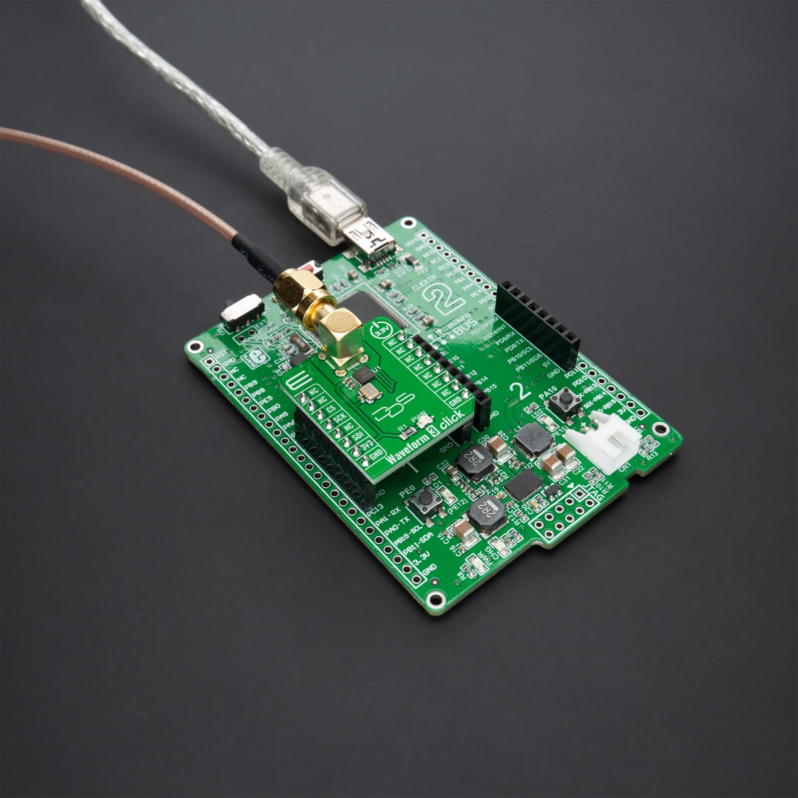 AD9837 Programmable Waveform Generator | Waveform 3 Click | MIKROE