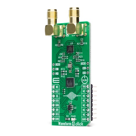 Waveform 4 Click Signal Generator Board using AD9106 | MIKROE-4908