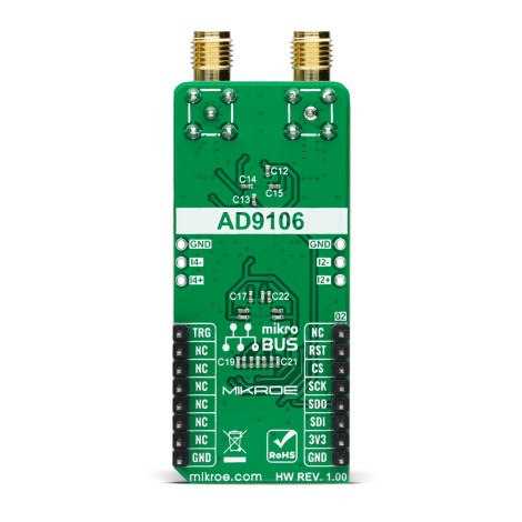 Waveform 4 Click Signal Generator Board using AD9106 | MIKROE-4908