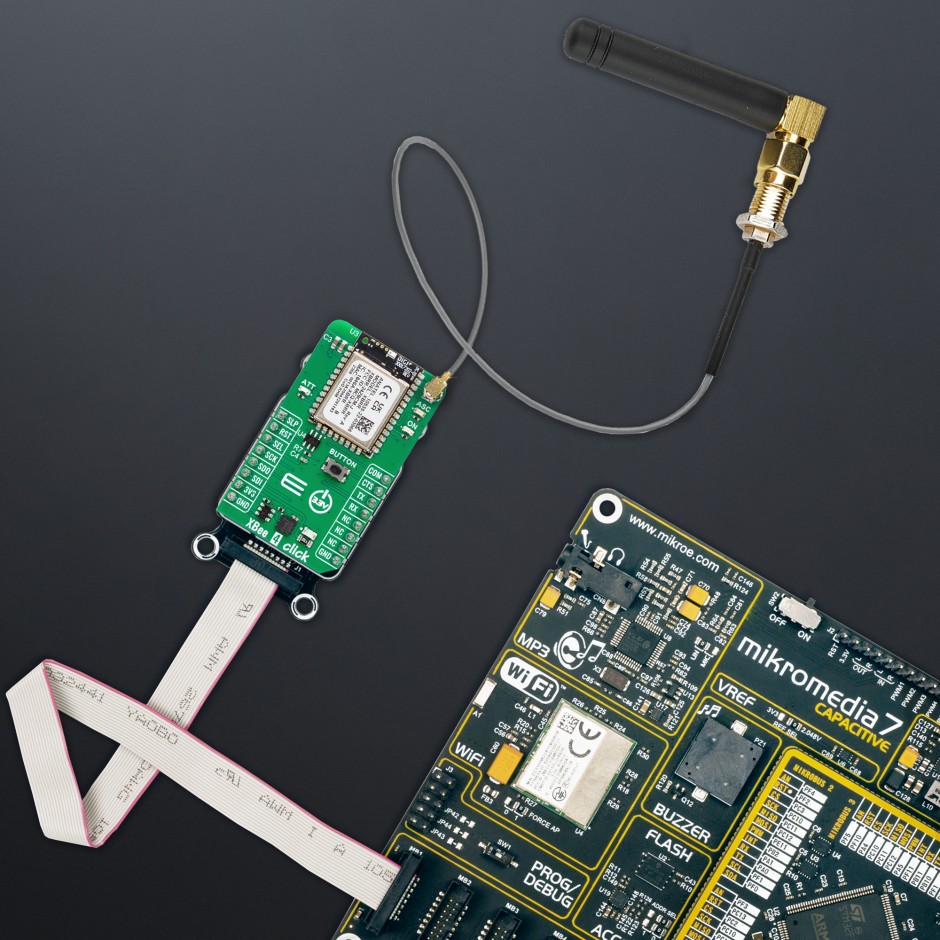 XBee 4 Click - For Zigbee mesh network | MIKROE-6491