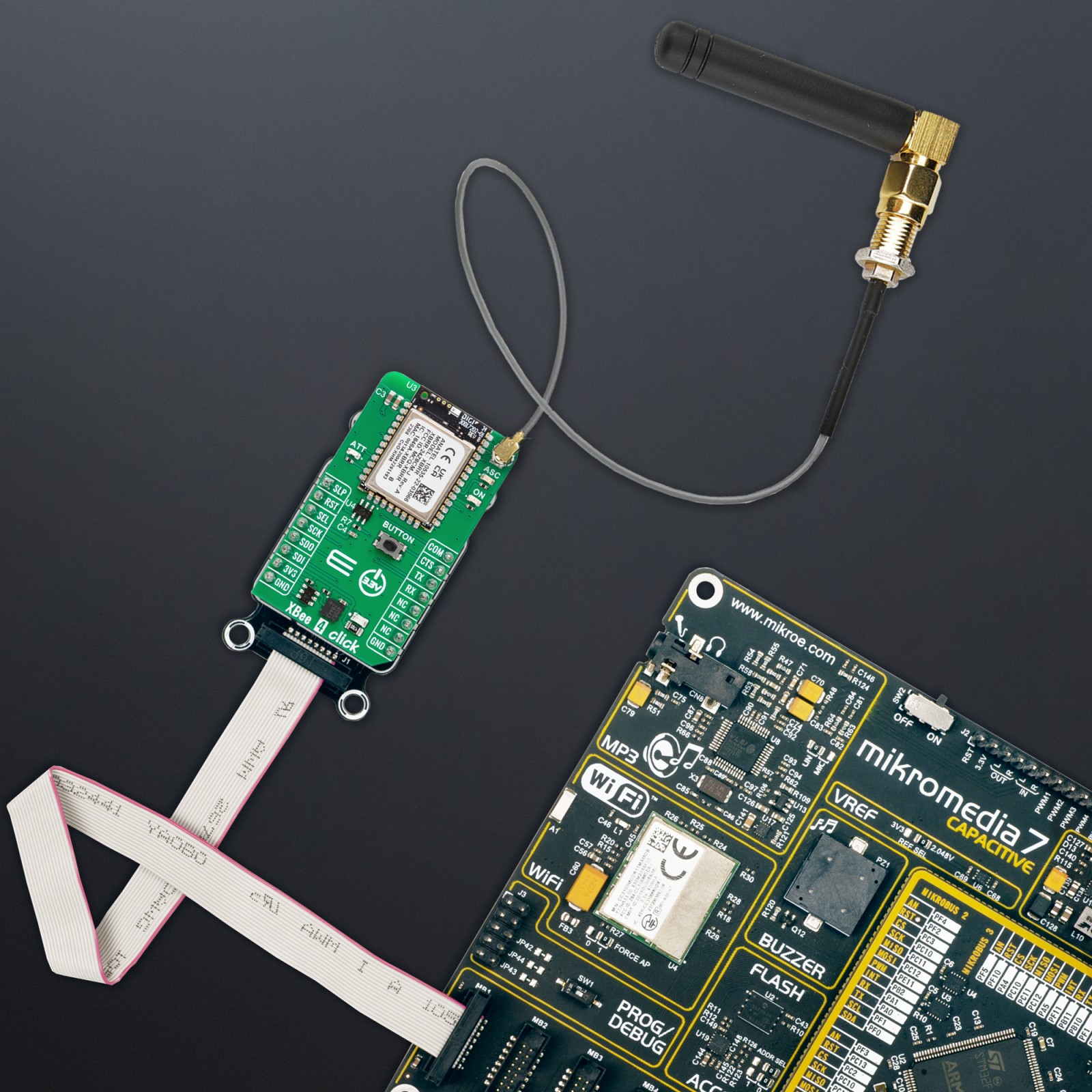 XBee 4 Click - For Zigbee mesh network | MIKROE-6491