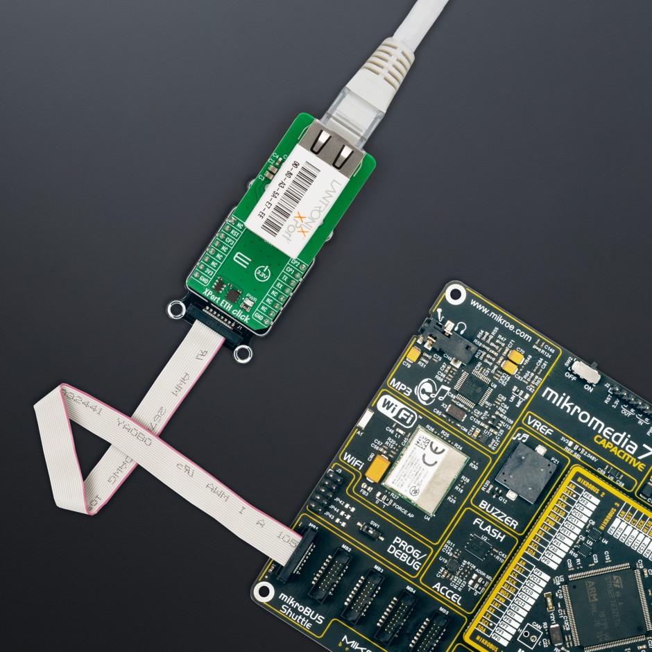 XPort ETH Click - SE - Ethernet XPort module | MIKROE-6539